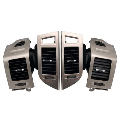 China Chrome AC Vent Fan Assembly Kit New Condition  Dash Air Outlet for Mitsubishi Pajero Silver Brushed Panel 8030A366 8030A309 for sale