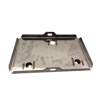 China Mitsubishi Pajero Montero Shogun V73V77V97V98 KL Brand Stainless Steel Battery Base Bracket Tray Body Part Upgrade for sale