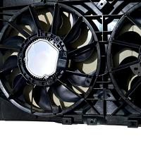 China Dual Radiator Cooling Fan Assembly for Mitsubishi Outlander 2023 PP Radiator Fan Replacement OEM 1355A642 for sale