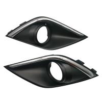 China 6400H593 6400H594 Mitsubishi Outlander Front Bumper Lampshade Fog Lamp Frame Plastic Mask Universal Fitment GAC Mitsubishi for sale
