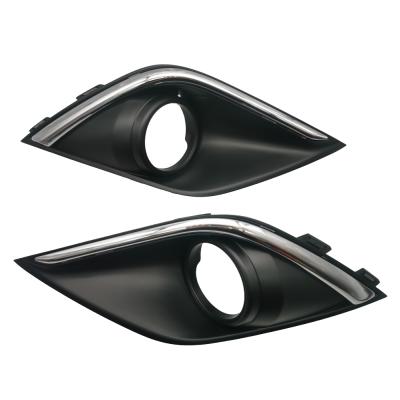 China 6400H593 6400H594 Mitsubishi Outlander Front Bumper Lampshade Fog Lamp Frame Plastic Mask Universal Fitment GAC Mitsubishi for sale