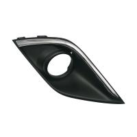 China 6400H593 6400H594 Mitsubishi Outlander Front Bumper Lampshade Fog Lamp Frame Plastic Mask Universal Fitment GAC Mitsubishi for sale