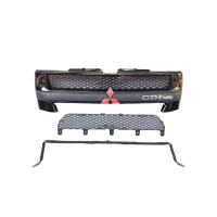 China Optimal Front Bumper Radiator Grille for Mitsubishi Pajero Montero Shogun H67W H77W MR971636 New Chrome ABS Upper Grill Plastic for sale