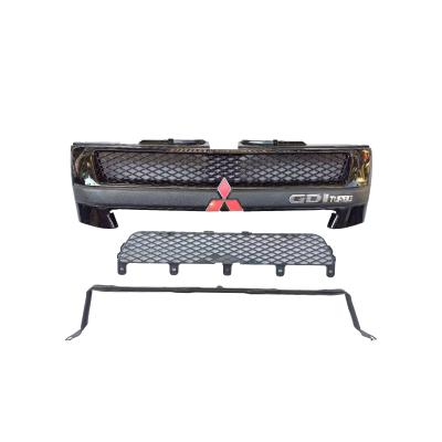 China Optimal Front Bumper Radiator Grille for Mitsubishi Pajero Montero Shogun H67W H77W MR971636 New Chrome ABS Upper Grill Plastic for sale
