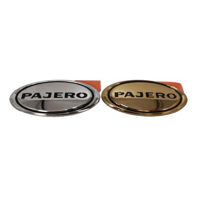 China High Quality Custom Logo ABS Plastic Car Sticker Front Fender Decoration in Gold Silver for Mitsubishi Pajero V73 New Condition for sale