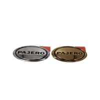 China High Quality Custom Logo ABS Plastic Car Sticker Front Fender Decoration in Gold Silver for Mitsubishi Pajero V73 New Condition for sale