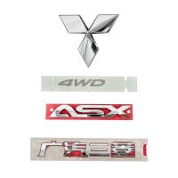 China Mitsubishi ASX Outlander Rear Tailgate Body Sticker Decal Kit 4WD Mark & ASX Letter Logo New Auto Parts for sale