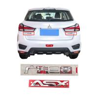 China Mitsubishi ASX Outlander Rear Tailgate Body Sticker Decal Kit 4WD Mark & ASX Letter Logo New Auto Parts for sale