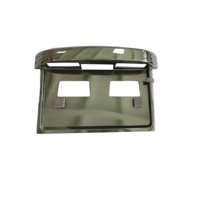 China Mitsubishi Pajero Montero 3 III MR526991 MR387983 MN117235HA Rear License Plate Garnish Body Parts Tailgate Decorative Panel for sale