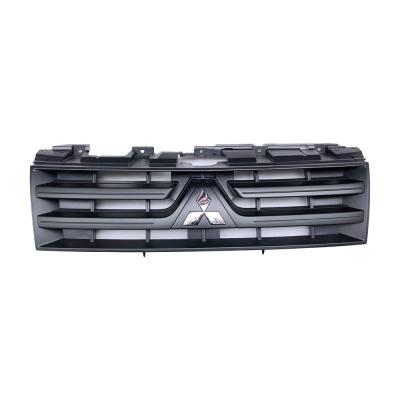 China Optimal New Black ABS Plastic Front Bumper Radiator Upper Grill for Mitsubishi Pajero Montero Shogun V93 V97 Engine Air Intake for sale