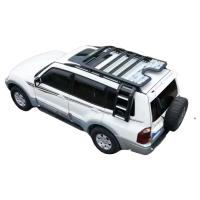 China Mitsubishi Pajero Montero V73V77V93V97 New Roof Mount Rack Platform Stainless Steel Thickened Modification Luggage Frame for sale
