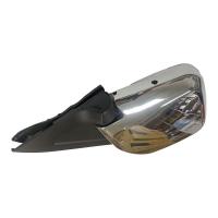 China 1 Pcs RHD Manual Angle Adjustment Chrome Side Mirror for Pajero V30 Montero Right New Condition MB696528 Rear Glass Car Mirrors for sale