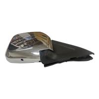 China 1 Pcs RHD Manual Angle Adjustment Chrome Side Mirror for Pajero V30 Montero Right New Condition MB696528 Rear Glass Car Mirrors for sale