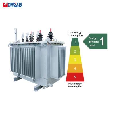 China 50Hz Frequency Oil Immersed Type Transformer 50kVA-800kVA 3 Phase 110V 380V 220V Output for sale