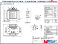China Electrical Step Up Transformer 220v To 380v 630Kva 800KVA For Industrial Power Systems for sale