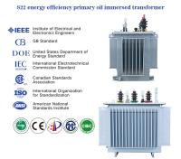China Step Up / Down Oil Immersed Power Transformer 30KVA 200KVA Three Phase IEC ANSI Standards for sale