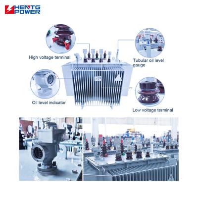 China Electric Transformer 3 Phase 80kVA Oil Immersed Transformer Low Voltage Step Down Industrial Power Transformer for sale