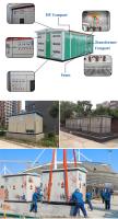 China Indoor Compact Packaged Substation Power Transformer 50Hz Frequency Aluminum Winding for sale