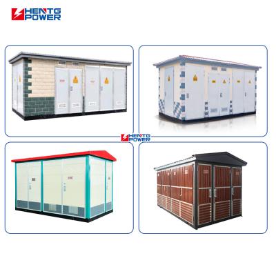 China Mv Hv Compact Substation Transformer 3 Phase Oil Type 3250kVA 3500kVA Pre Installed for sale