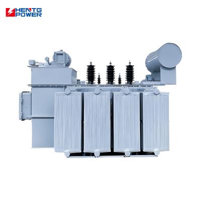 China Oil Immersed Electrical Hv Mv Transformer 400kva 1000kva 3 Phase Ynd11 Vector Connection for sale