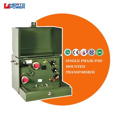 China Single Phase Distribution Transformer 167kVA 250kVA 333kVA For Mounting Outdoors On Pads for sale