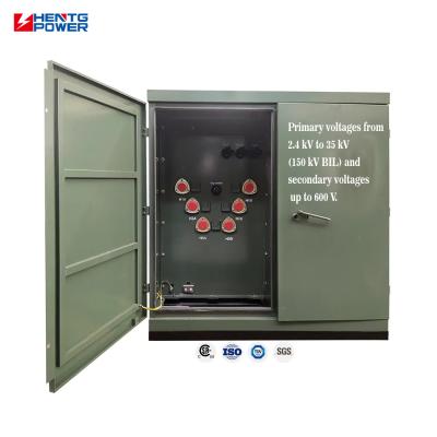 China UL Certified Compact Pad Mounted Transformer 75kVA 225kVA 300kVA for Cost-Effective Power Distribution for sale