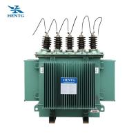 China HENTG Power Single Phase Pole Mounted Transformer 100KVA Outdoor Oil Immersed 480V/400V for Overhead Line Distribution for sale
