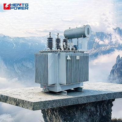 China CE Certified 500KVA Oil Immersed Power Transformer with IEC60076 Standards 10kV/11kV to 220V/440V Dyn11 Vector Group for sale
