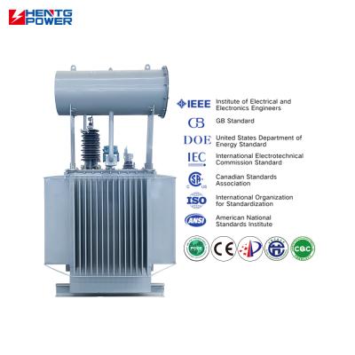 China 35kV Class 2500kVA Capacity Oil Immersed Power Distribution Transformer with 6.3-11kV Rated LV for Industrial Grids for sale