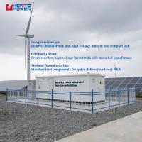 China HENTG Power 12kV Rated Voltage 200kva Rated Capacity 50/60Hz Frequency Photovoltaic Box Type Substation for Industrial Applications for sale