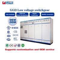 China GGD Power Distribution Cabinet 50kw 150kw 3 Phase 380V 50Hz AC Low-Voltage Distribution Panel for sale