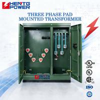 China HENTG POWER 1500kVA 34.5kV/0.480kV 3 Phase Pad Mounted Transformer – Oil-Immersed Loop Feed Utility Distribution Transformer for North America for sale