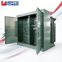China 225 kVA Three Phase Pad Mounted Transformer Dead-Front Loop / Radial Feed Bay-O-Net Fuse Oil-Filled Copper Windings for sale