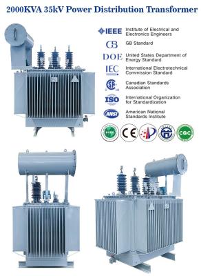 China S11 Series 1250kVA 1600kVA Oil-Immersed Step-Up Transformer for 10kV to 15kV Renewable Grid Connection for sale