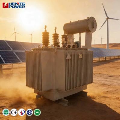 China Moisture-proof 630kVA 0.4kV 11kV self-cooled Oil-Immersed Distribution Power Transformer with Tap Changer for  Solar PV Power Plants Customized. for sale