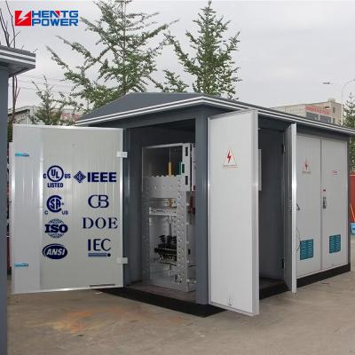 China Robust High Breaking Capacity Modular Substations 630 kVA 800 kVA Harmonic Filtering Energy Station for Petroleum Refinery for sale
