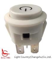 China High Quality Momentary Push Button Switch, Φ20, White, SPST, (ON)-OFF, for Power Start. for sale