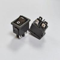 China Illuminated Rocker Light Switch R19A Gray 21*15mm 12A 125V/250V for sale