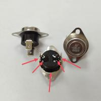 China KSD301 Waterproof Thermostat Automatic Reset For Ice Maker In Yachts for sale