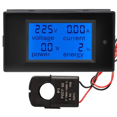 China CE / FCC 100A AC CT Ammeter Digital With Split LCD Display for sale
