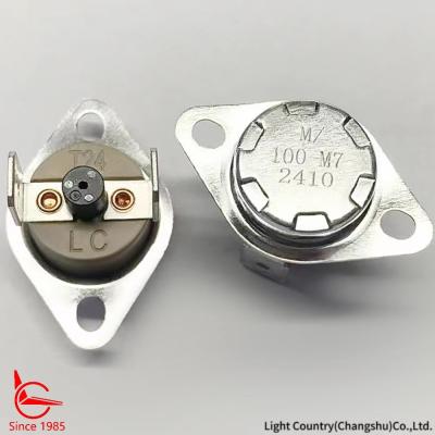 China High Accuracy Bimetal Thermal Switch Manual Reset 16A 250V for sale