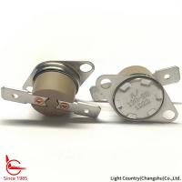China 16A 250V NC KSD301 Thermal Switch With UL VDE CQC Certification Special Angle Between Cap And Terminal for sale