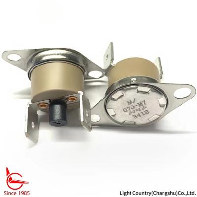 China Manual Reset KSD301 High Precision Thermal Switch 16A 250V Safety Protection Switch for sale