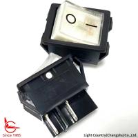 China Good Quality White Illuminated ON OFF Rocker Switch for Socket, 32*25mm, VDE/TUV/UL for sale