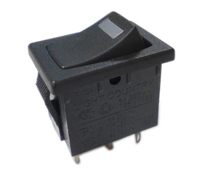 China Taiwan Light Country On Off illuminated Rocker Switch 10000 Cycles 16A 250V UL VDE for sale