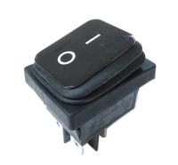 China R5-12 Waterproof Electrical Switch, 32*25mm, ON-OFF, 4 terminals, PA66/PC Black Housing for sale