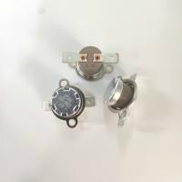 China LC Automatic Reset Loose Bracket KSD301 Temperature Control Switch 16A 250V PPS Case 180° Terminal for sale