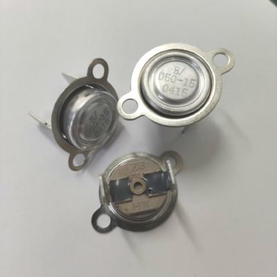 China Waterproof KSD301 Bimetal thermal protector Automatic Reset PPS Case loose bracket for sale
