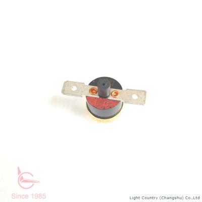 China KSD301 Bimetal Thermostat Switch Manual Reset Round Copper Head for Fireplace for sale