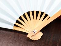 China Chinese Hand Made Custom Print Kids Cute Bamboo Hand Fan Mini Portable for sale